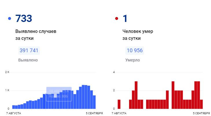 В Красноярском крае за сутки коронавирус обнаружен у 733 человек ...